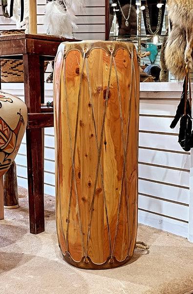 Genuine Hand-made Drum by Ray Gallegos – Golden Adobe Trading Co ...