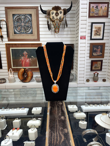 Spiny Oyster Shell Pendant and Necklace by Steve Francis – Golden Adobe ...