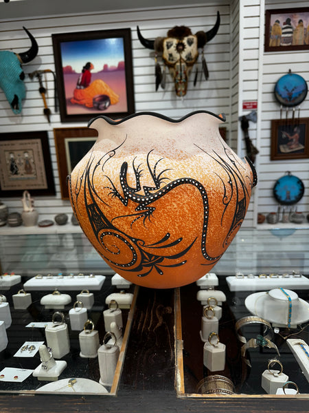 Handcrafted Pottery By Deldrick Cellicion – Golden Adobe Trading Co ...