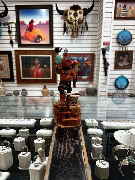 "Mudhead" Hand-Carved Kachina Doll By Milton Howard – Golden Adobe ...